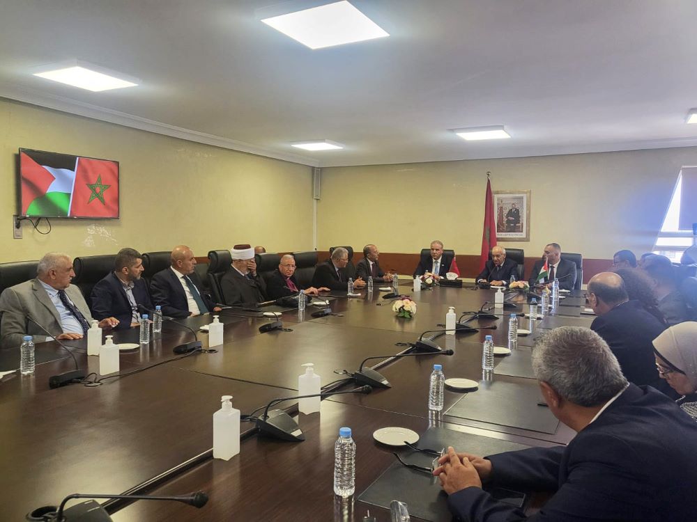 L'UM5 reçoit une délégation universitaire palestinienne | MOHAMMED V ...