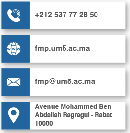 FACULTE DE MEDECINE ET DE PHARMACIE | MOHAMMED V UNIVERSITY IN RABAT